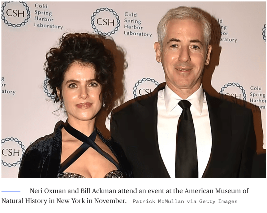 Bill Ackman’s wife Neri Oxman accused of plagiarism, admits guilt – Why ...