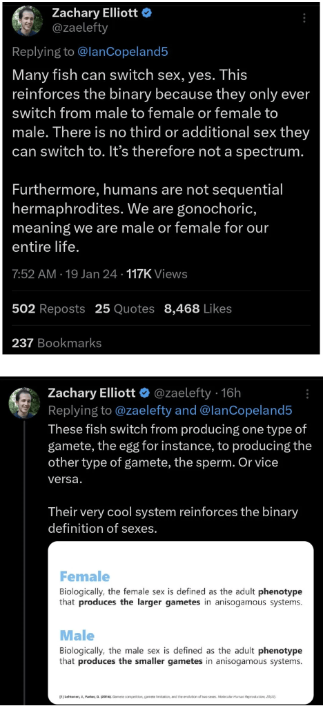 More Pilpul About A Nonexistent “sex Spectrum” Why Evolution Is True 4548