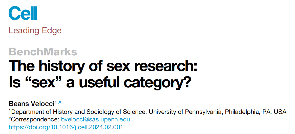 The journal Cell endorses the view that sex isn’t binary – Why ...