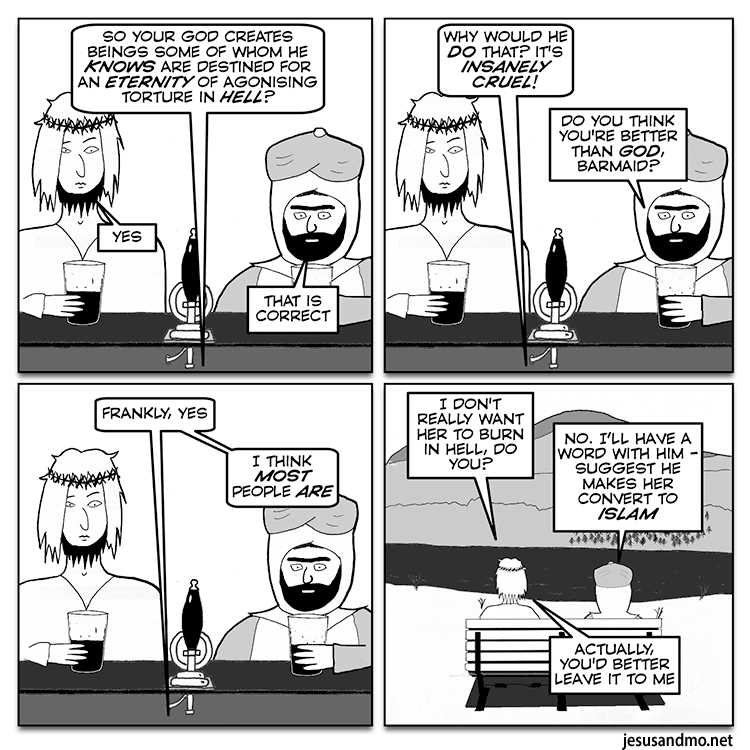 Jesus ‘n’ Mo ‘n’ hell – Why Evolution Is True